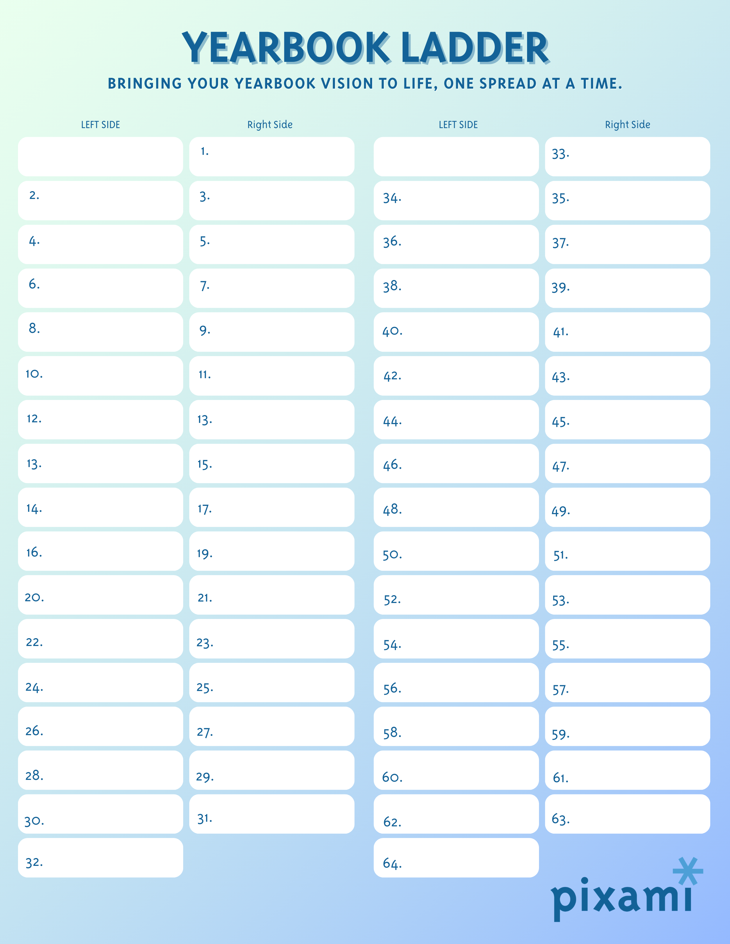 Yearbook Ladder Posters – Knowledge Base Home