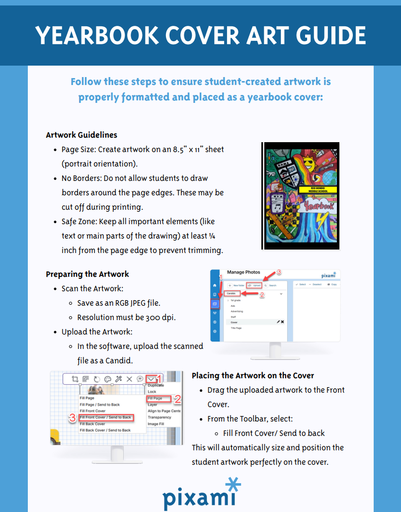 Guide to Using Student Cover Art in Your Yearbook – Knowledge Base Home
